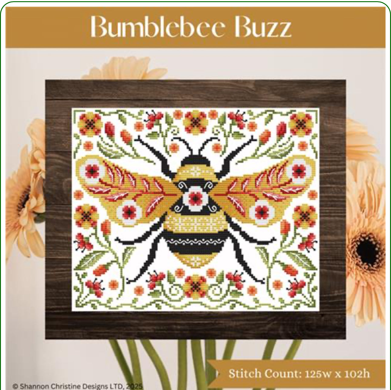 Bumblebee Buzz - Shannon Christine Designs – Bee Youtiful Sip and Stitchery