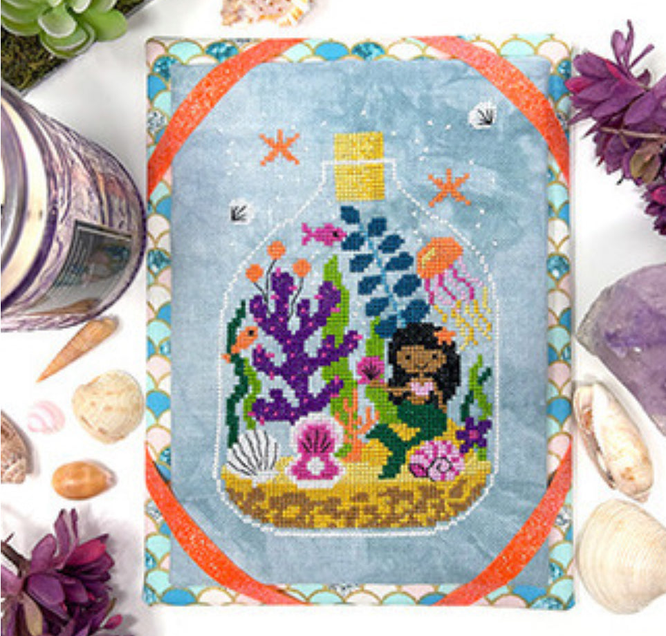 Mermaid Terrarium - Tiny Modernist – Bee Youtiful Sip and Stitchery