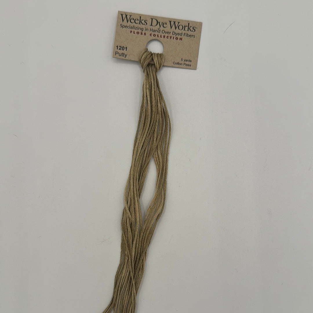 Putty (1201)- Weeks Dye Works – Bee Youtiful Sip and Stitchery