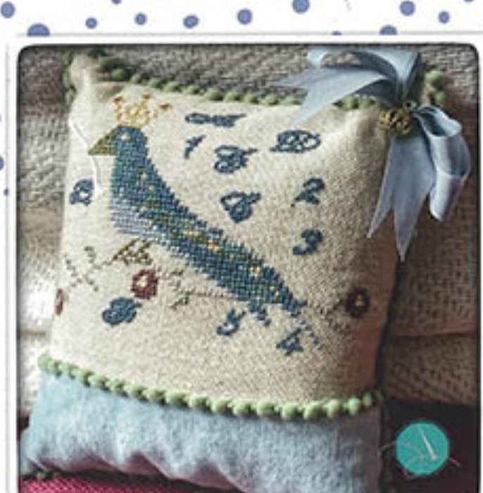 Royal Blue Bird - The elegant Thread – Bee Youtiful Sip and Stitchery