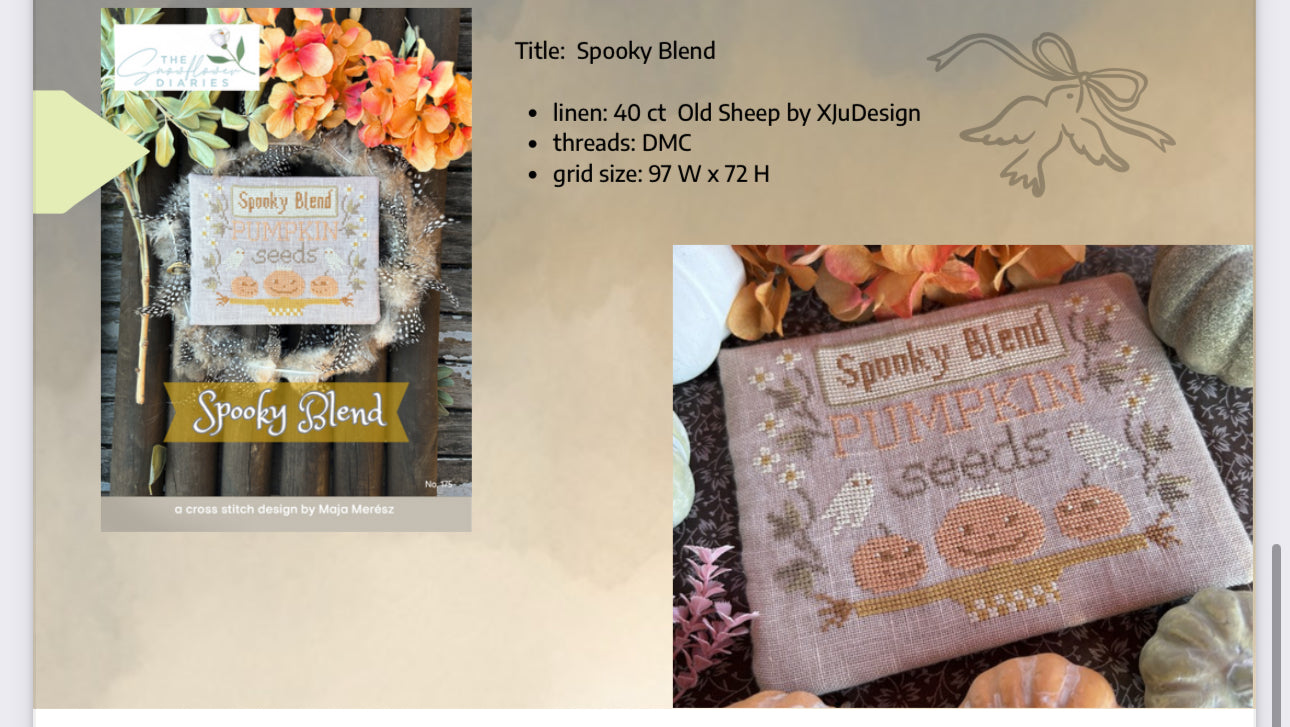 Spooky Blend - The Snowflower Diaries – Bee Youtiful Sip and Stitchery