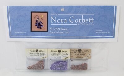 Raven Embellishment Pack - Nora Corbett – Bee Youtiful Sip and Stitchery