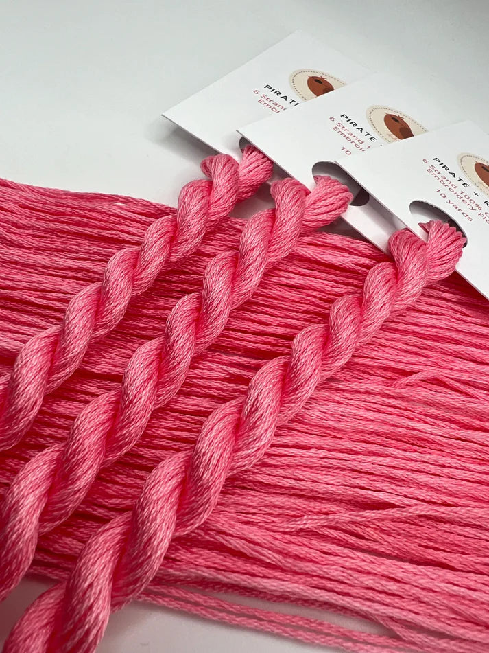 Carnation - Pirate + Robin Floss – Bee Youtiful Sip and Stitchery