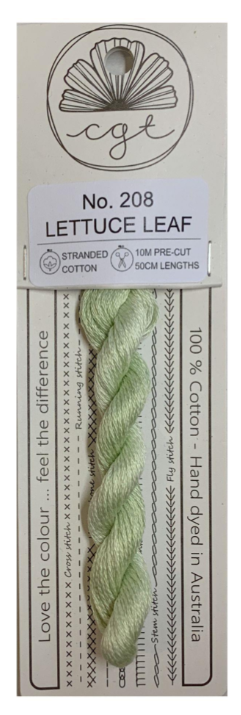 Lettuce Leaf (No. 208) - Cottage Garden Threads – Bee Youtiful Sip and ...