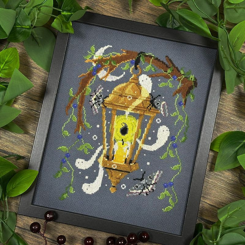 Witch Lantern - The Stitch Crypt – Bee Youtiful Sip and Stitchery